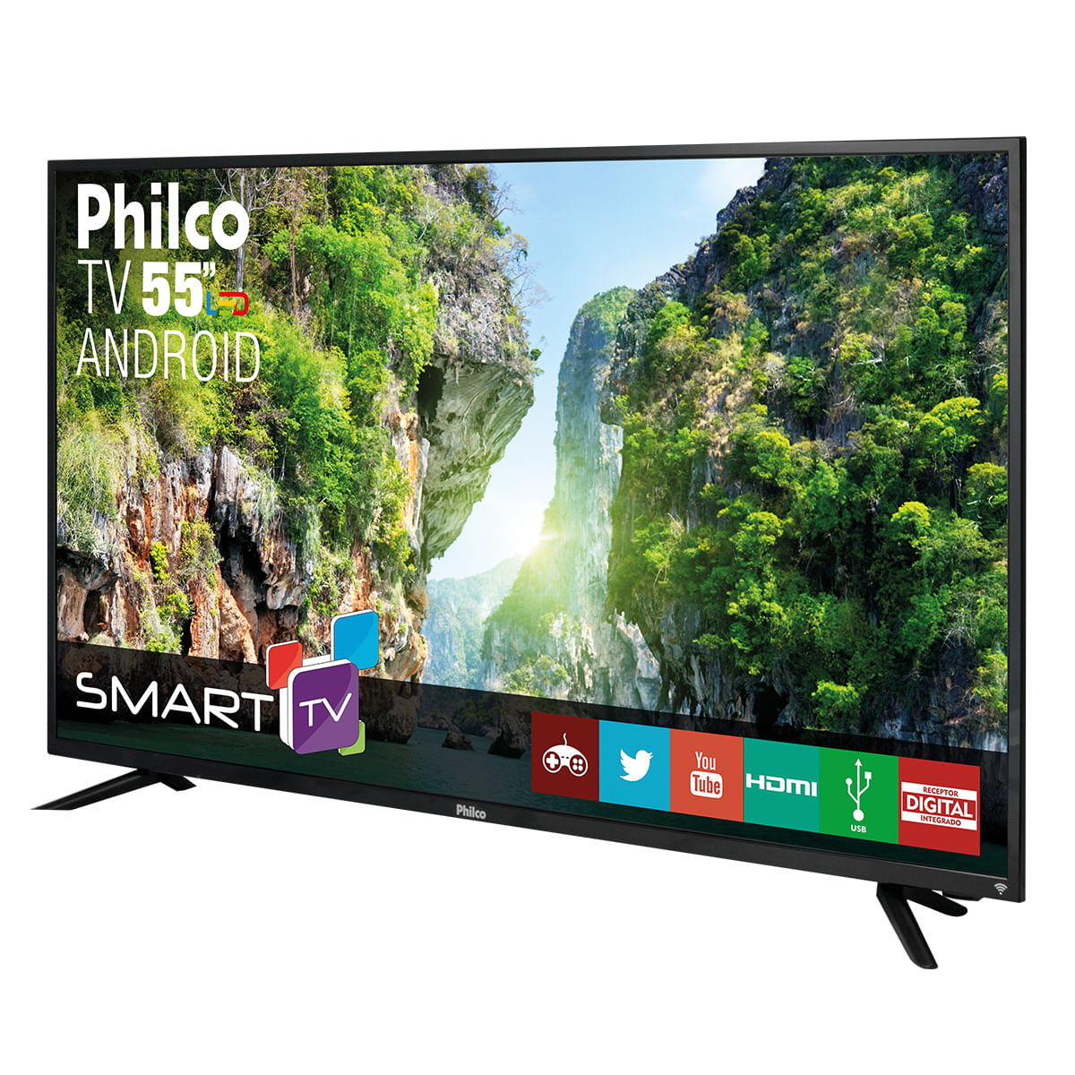 Smart TV Philco 55” PH55A17DSGWA Midiacast LED - Outlet - Eletroclub
