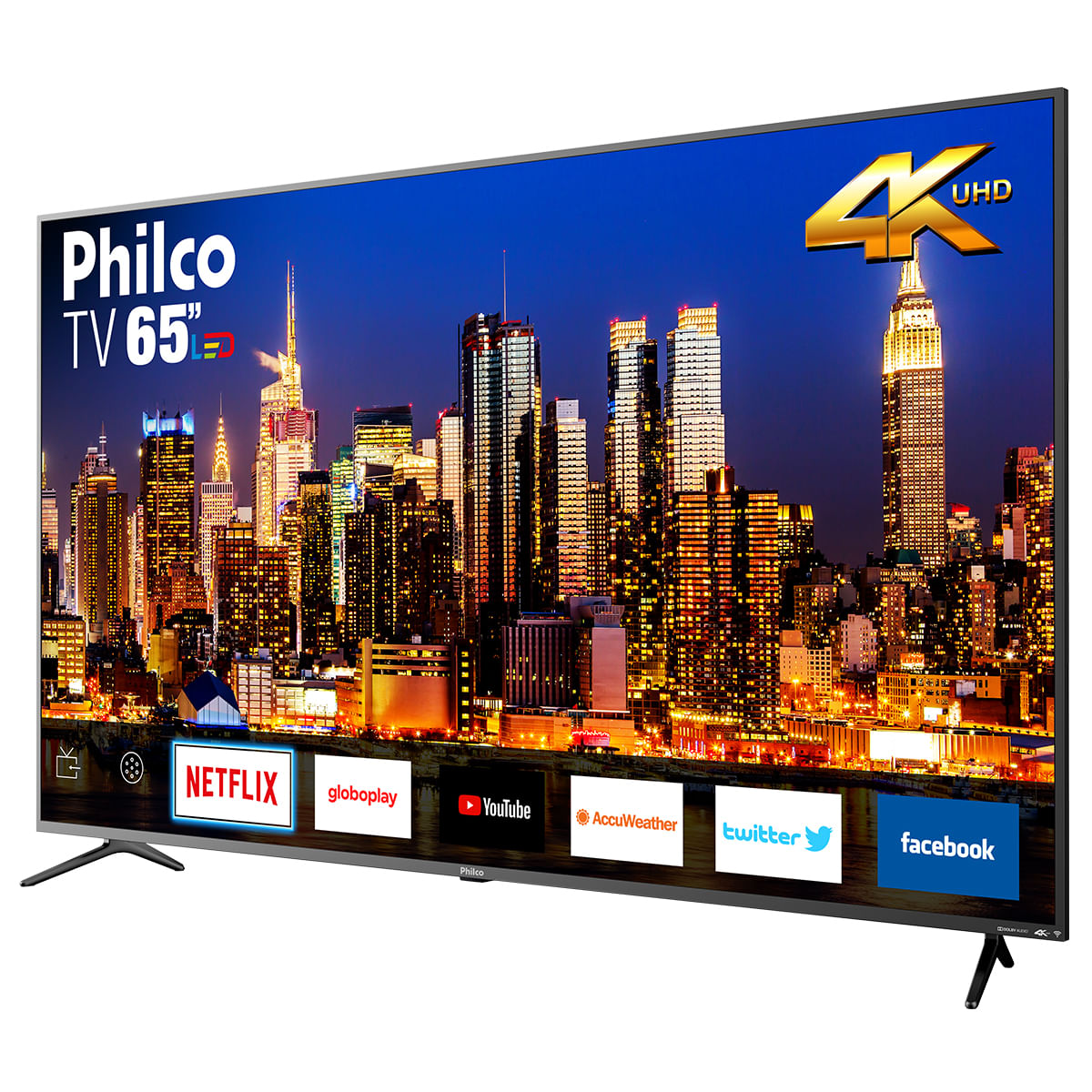 Smart TV Philco 65" PTV65F80SNS 4K Netflix - Outlet - Eletroclub