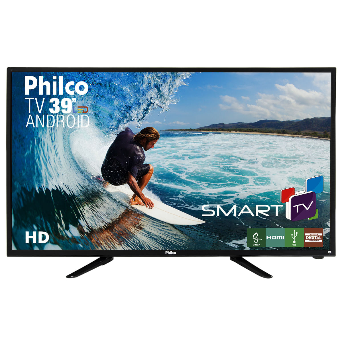 Smart TV Philco Android Led 39” PH39N91DSGWA - Saldão - Eletroclub