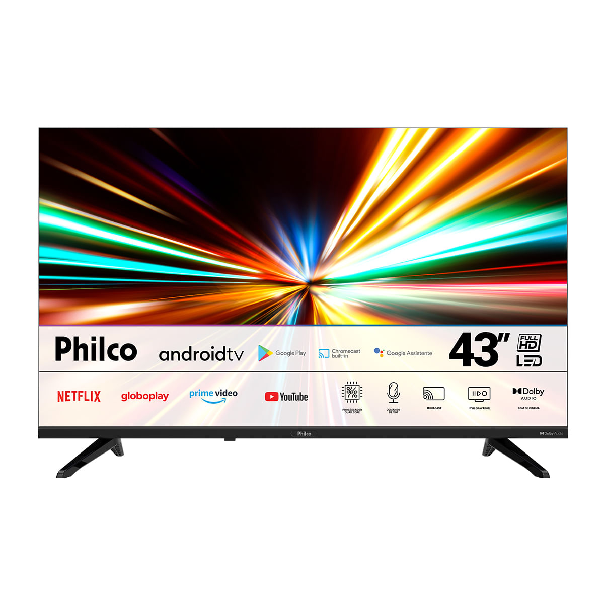 Smart TV 43” Philco Led PTV43E30AGSBLF Android TV - Loja Oficial Philco - Eletrodomésticos ...