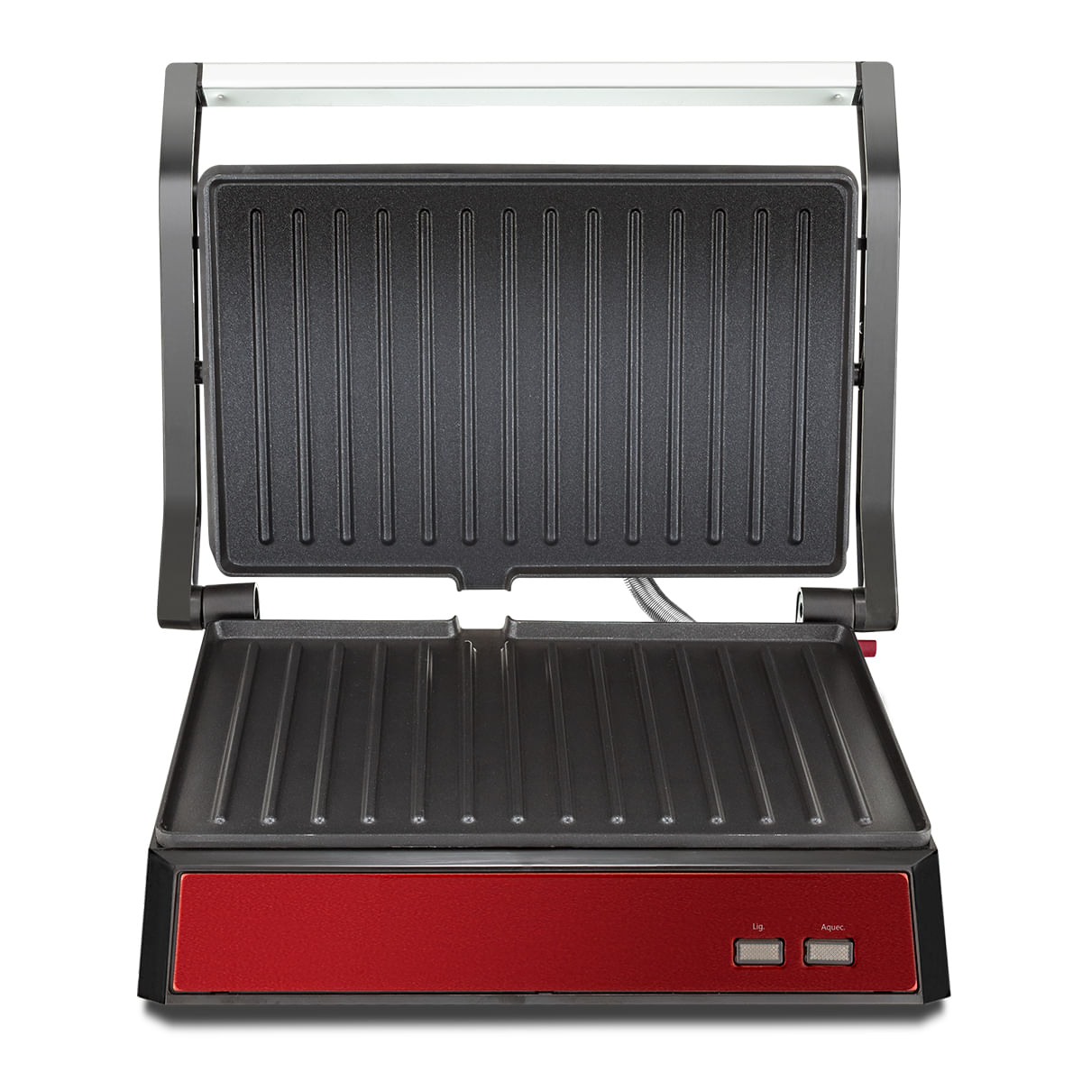 Grill e Sanduicheira Philco PGR28VI Inox Red 2 em 1 1250W - Loja ...