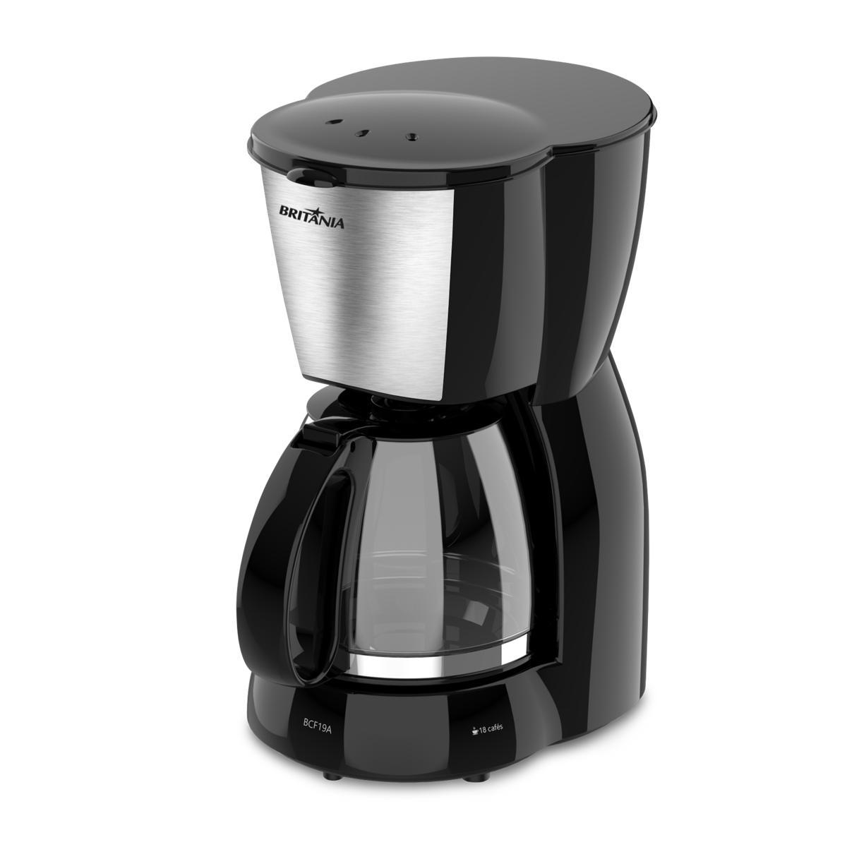 Cafeteira Britânia 18 Cafezinhos BCF19A Jarra de Vidro 550W - Loja ...
