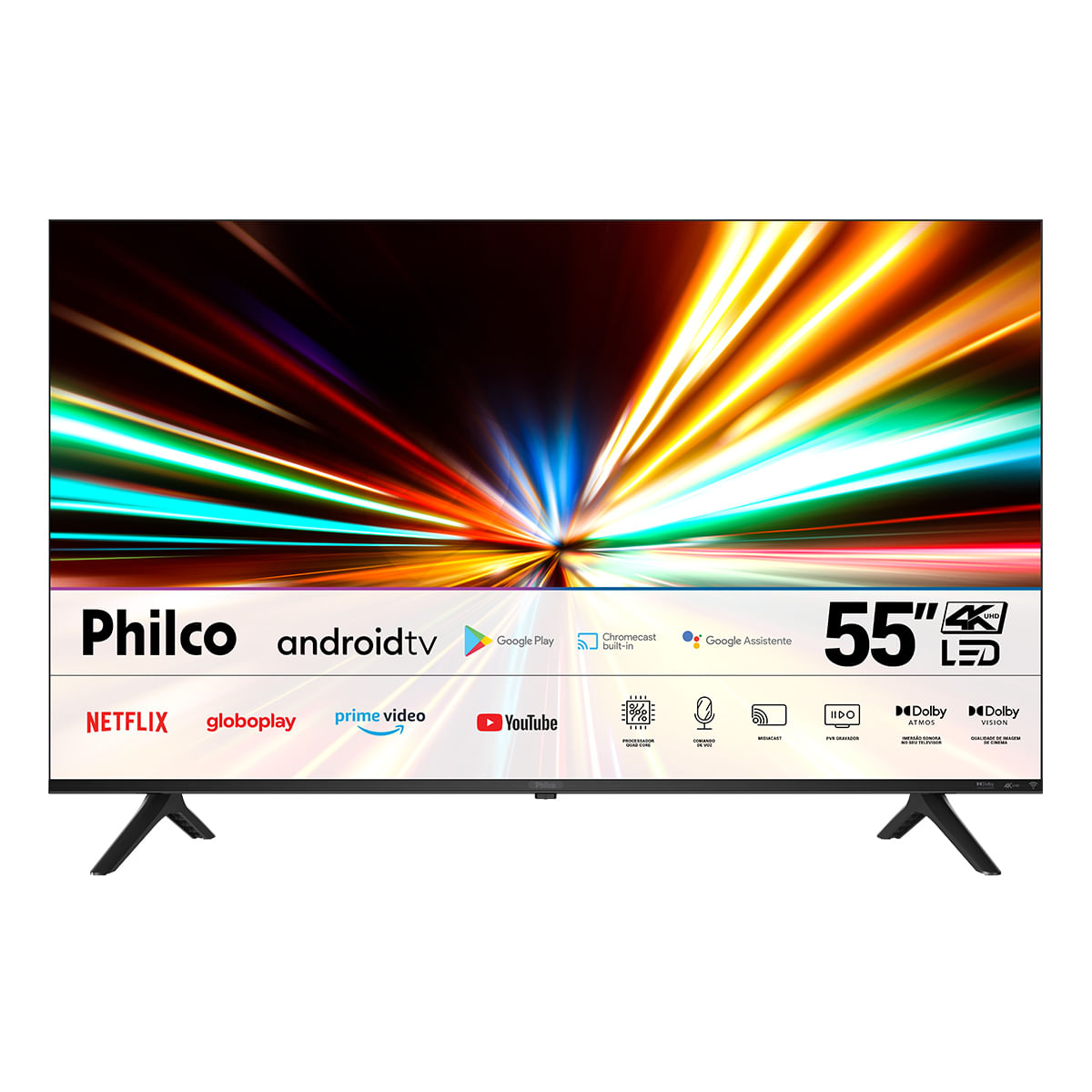 Smart TV 55” Philco 4K PTV55G20AGS Android TV Led - Loja Oficial Philco ...